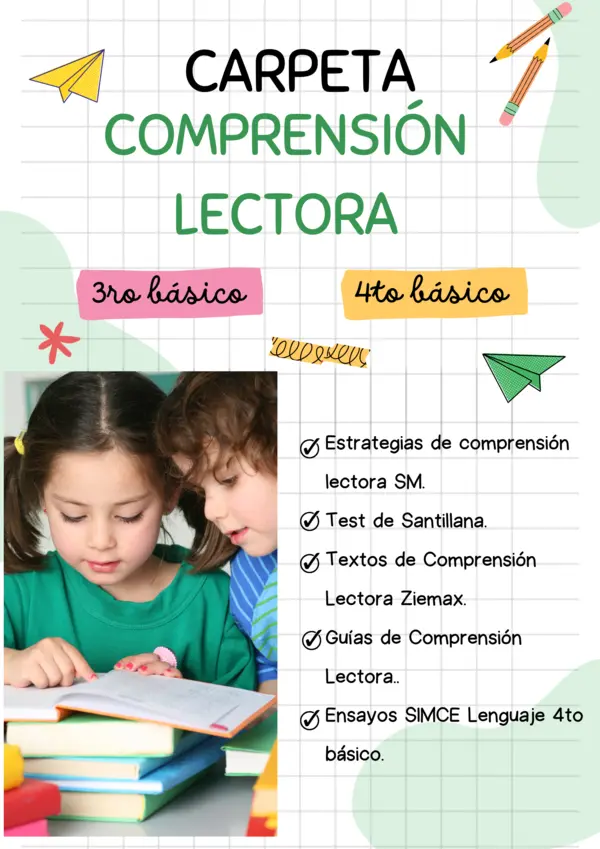 Carpeta de Comprensión Lectora | profe.social